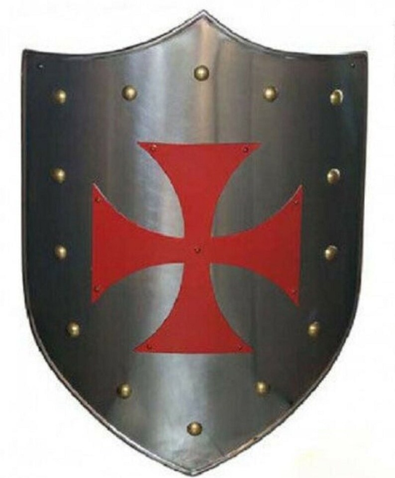 Historical Templar Shield Knight Armor Shield Templar Cross - Etsy