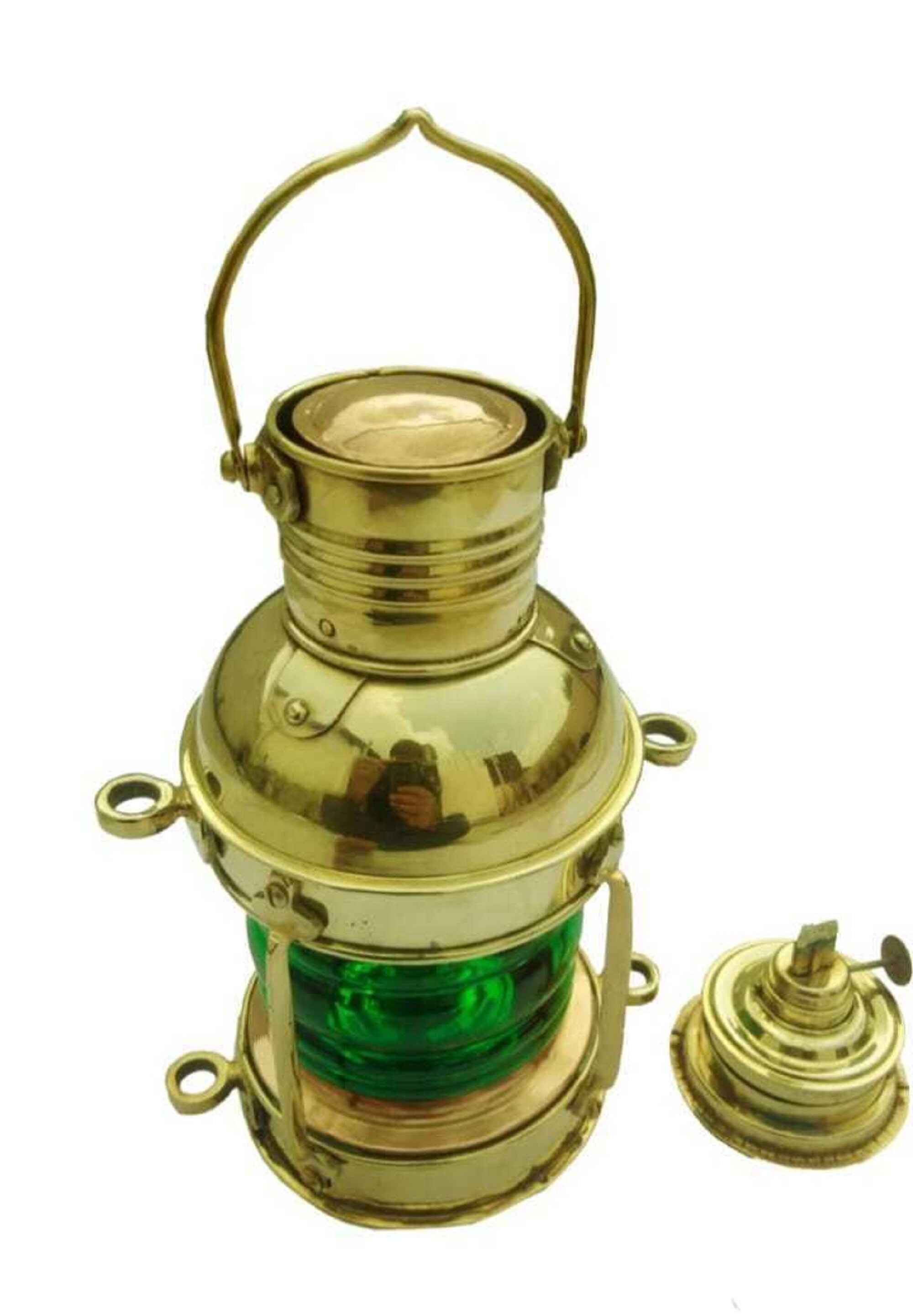 Handle Lighting Lamp Brass Hanging Lantern Brass Oil Lamp - Etsy