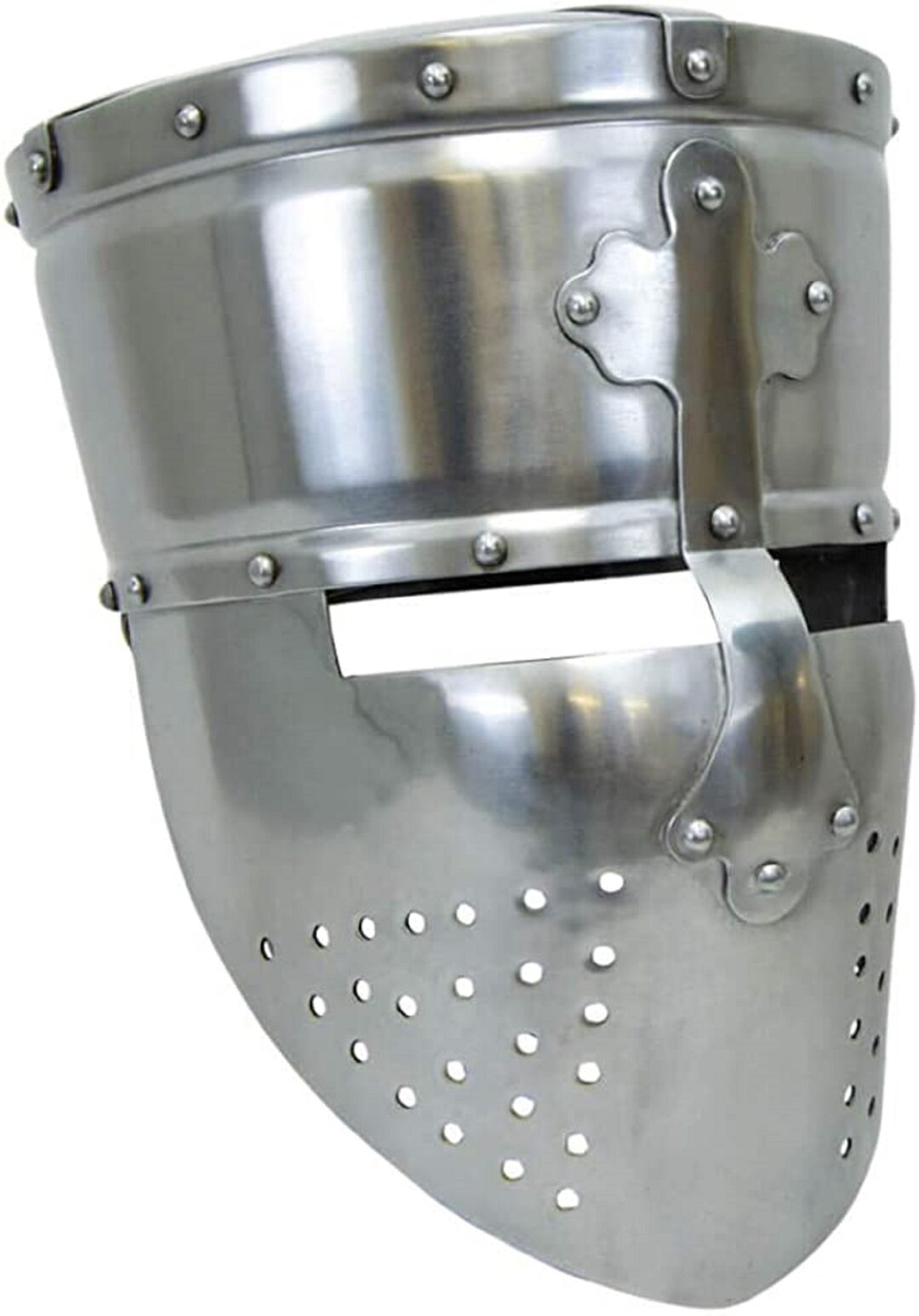 Crusaders Helmet Bascinet Armor Helmet Knight Crusader Helmet - Etsy