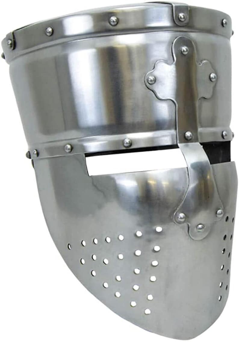 Crusaders Helmet Bascinet Armor Helmet Knight Crusader Helmet - Etsy UK
