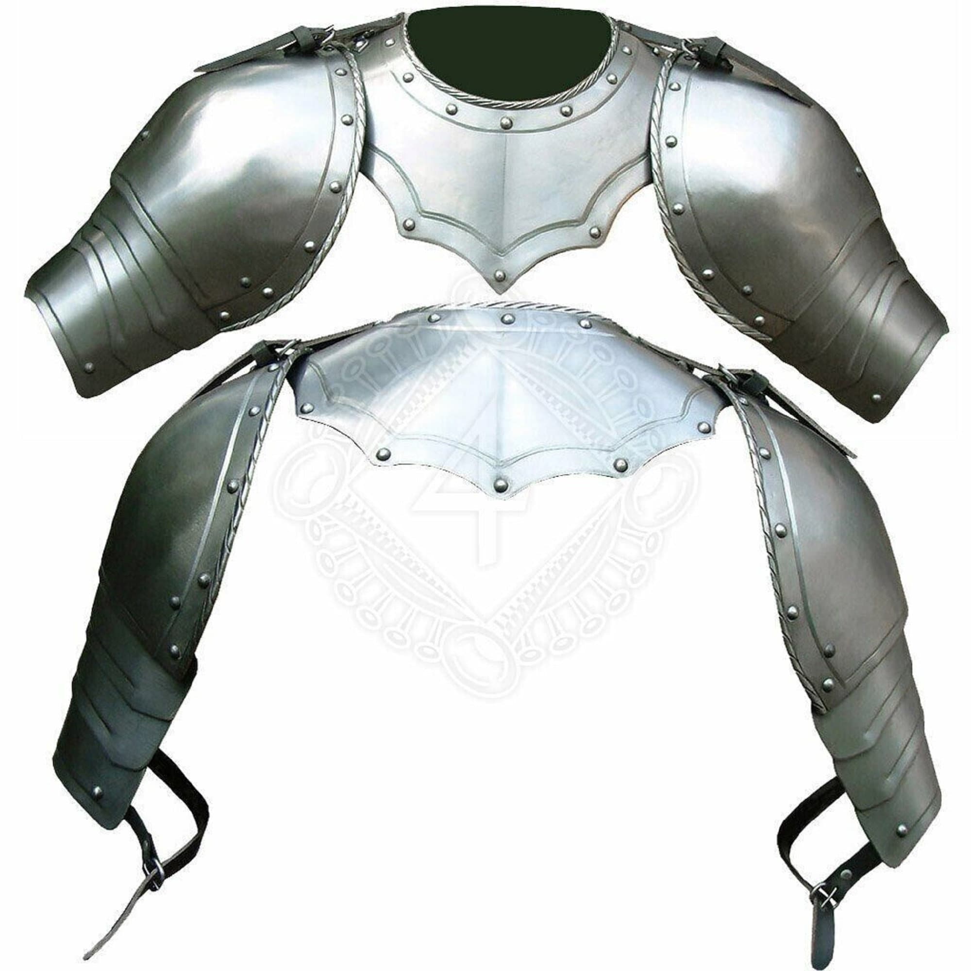 Armor Shoulder Guard Steel Warrior Gorget Pair of Pauldrons Shoulder ...