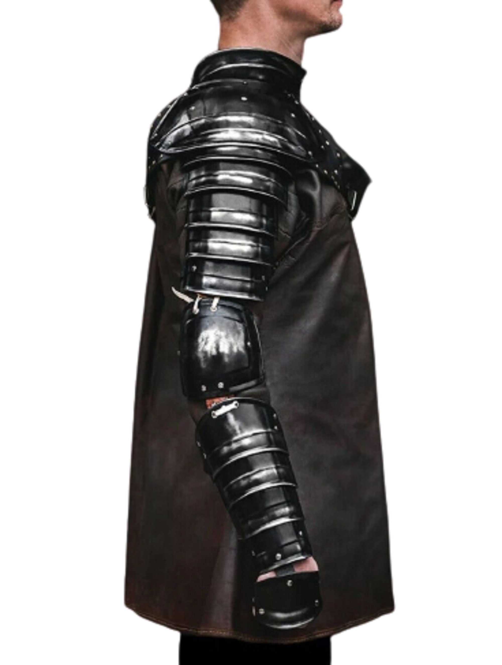 Armor Single Arm Pauldrons Metal Sleeve Shoulder Arm Armor for - Etsy
