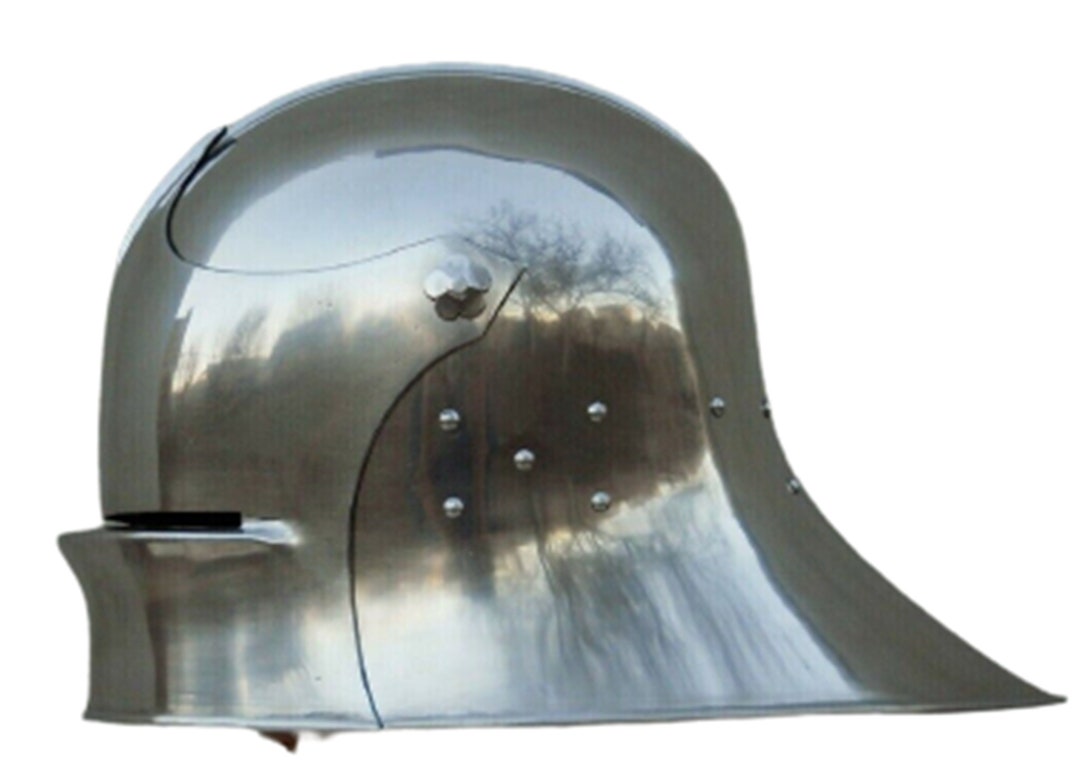 German Gothic Sallet Helmet Italian Close Visor Helmet Knights Combat ...