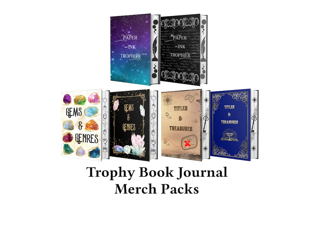 Trophy Book Journals Merch Packs - Etsy