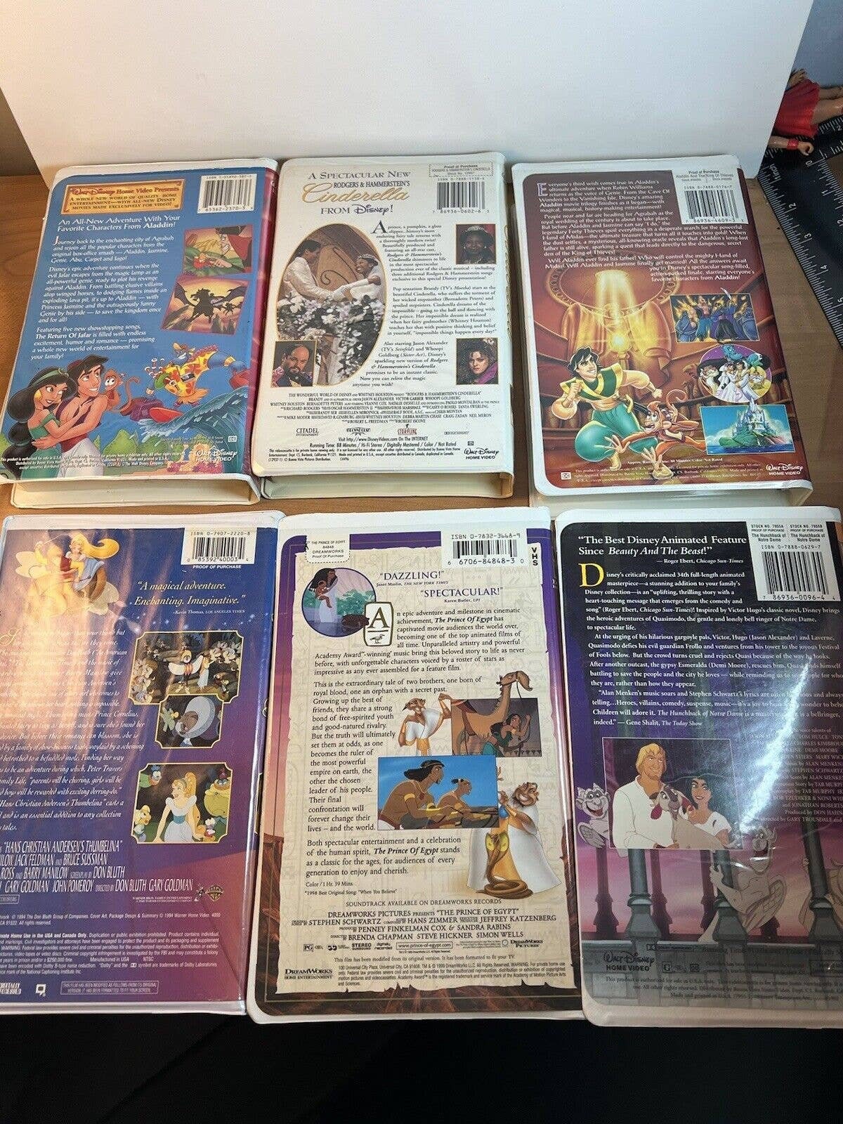 Collection of 6 Disney VHS Tapes - Etsy Australia