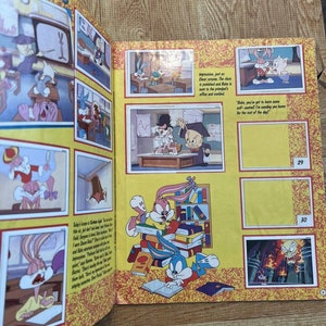 TINY TOON Adventures Vtg 1991 Collector Sticker Story Album - Etsy