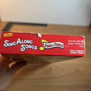 Disneys Sing Along Songs 101 Dalmatians: Pongo and Perdita VHS, 1996 - Etsy