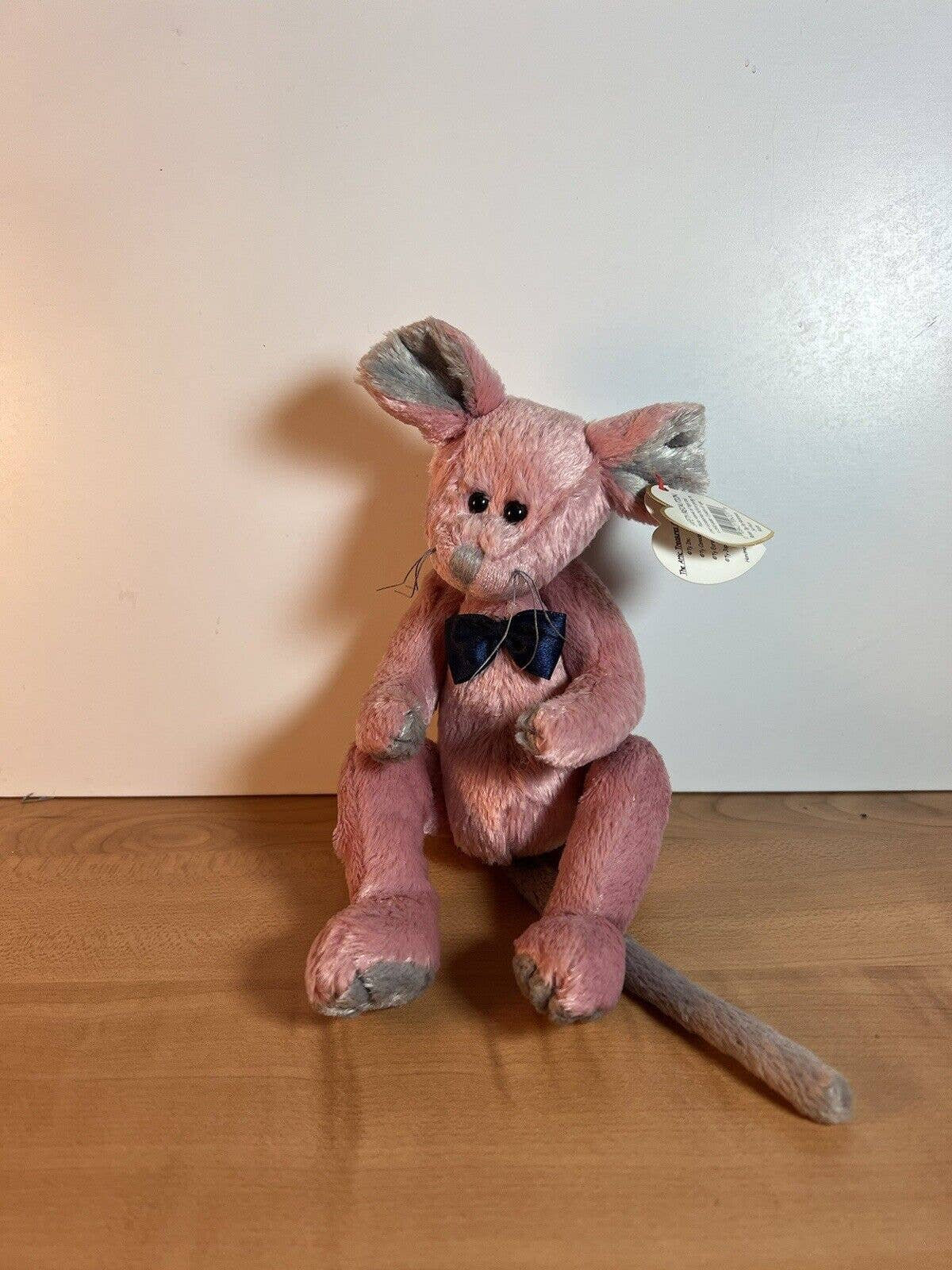 Ty Beanie Babies CROMWELL Pink Mouse 1993 Attic Treasures With Tag Etsy UK