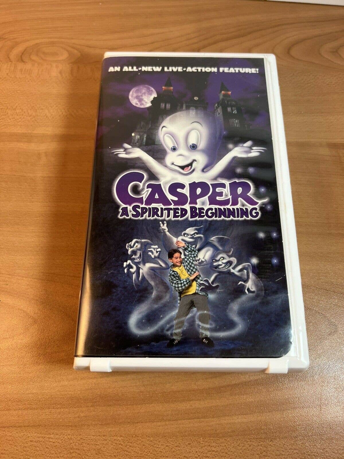 Casper A Spirited Beginning VHS VCR Video Tape PG 1997 90 Mins - Etsy