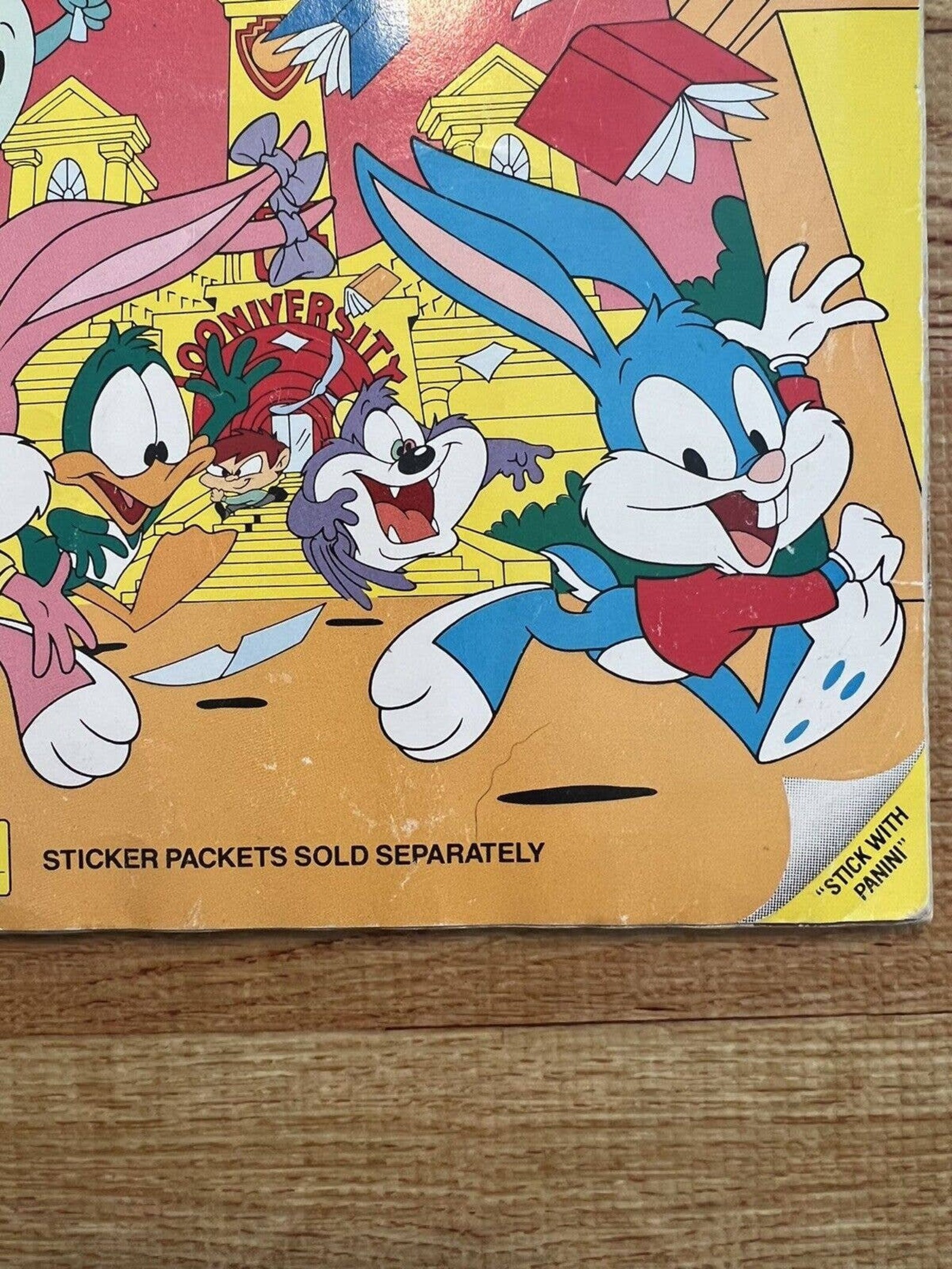 TINY TOON Adventures Vtg 1991 Collector Sticker Story Album - Etsy