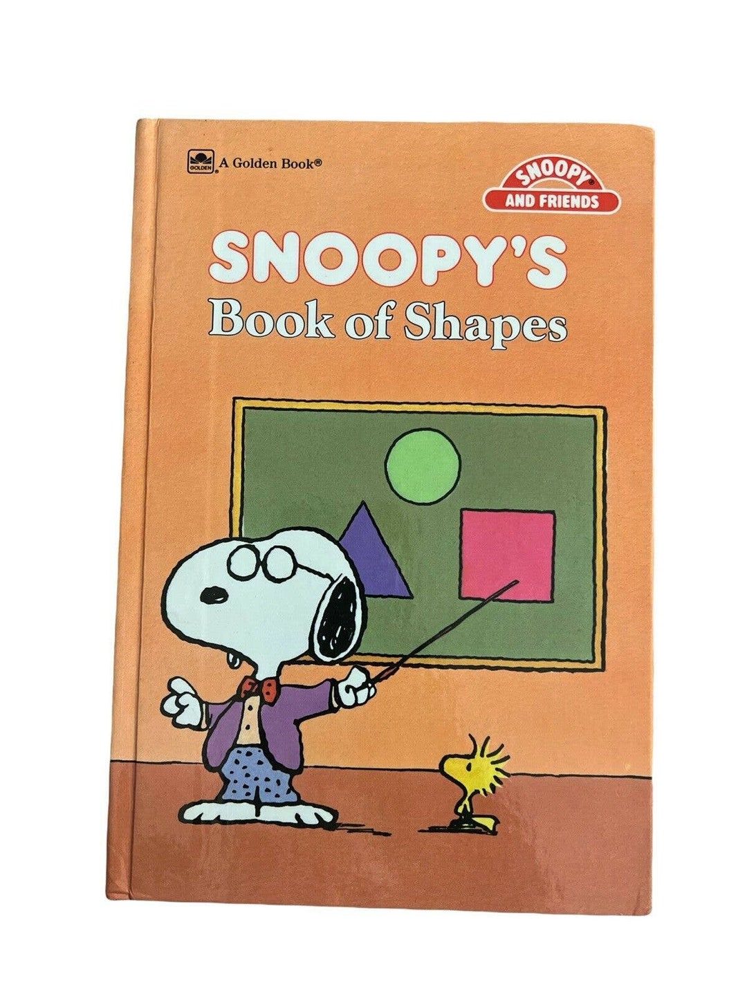 SNOOPY'S Book of Shapes by Golden Books - Hardcover• 1987 - Etsy