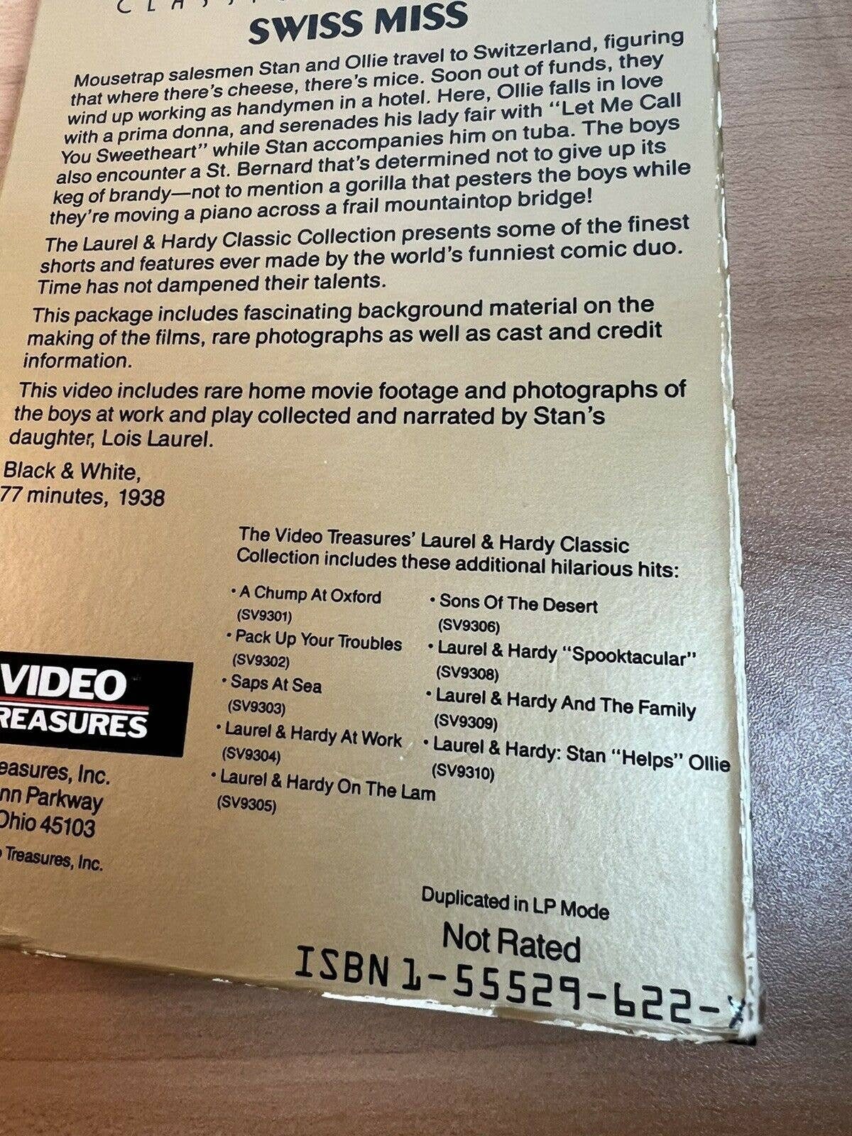 Vintage Swiss Miss VHS 1991 Classic Collection Laurel & Hardy - Etsy