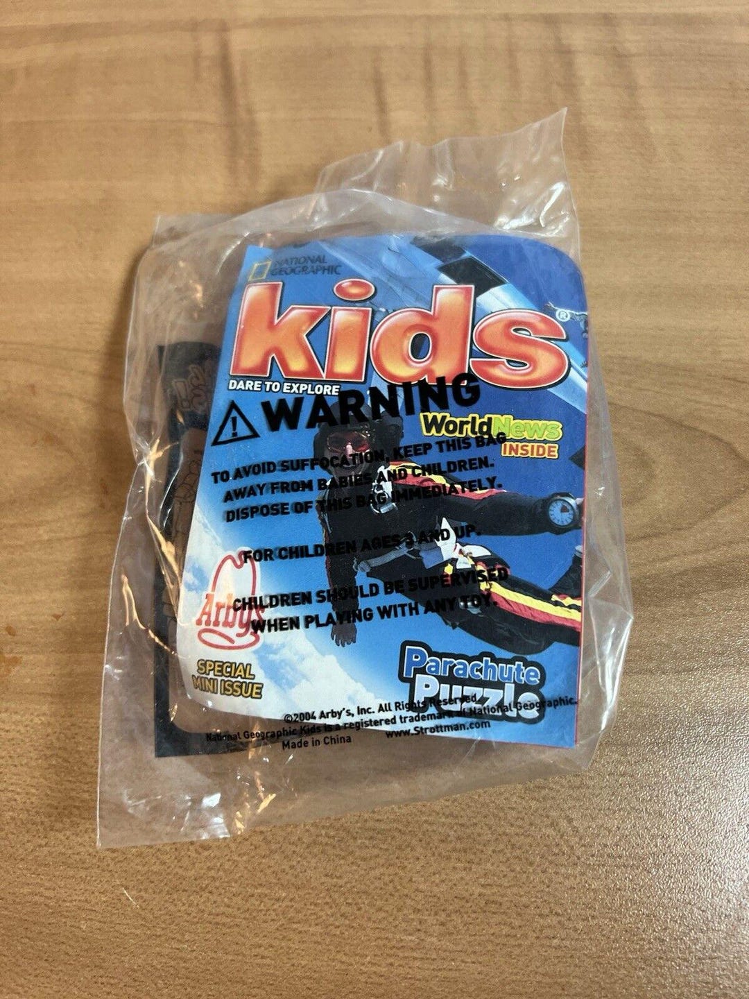 2004 Arby’s National Geographic Parachute Puzzle New Sealed - Etsy