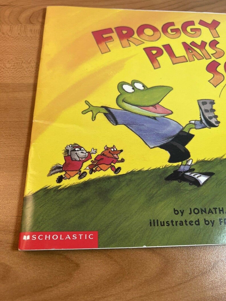 Froggy Plays Soccer by Jonathan London• 1999• Paperback• Scholastic - Etsy