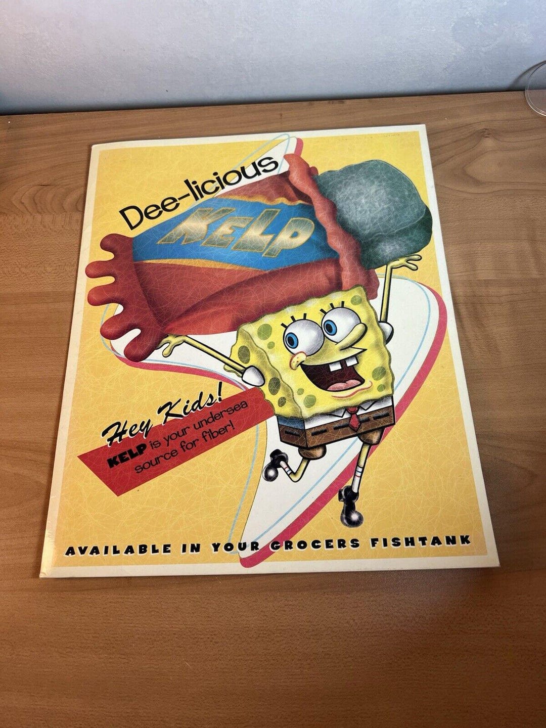 Vintage Spongebob Squarepants 2004 Folder Dee-licious Kelp Rare HTF - Etsy