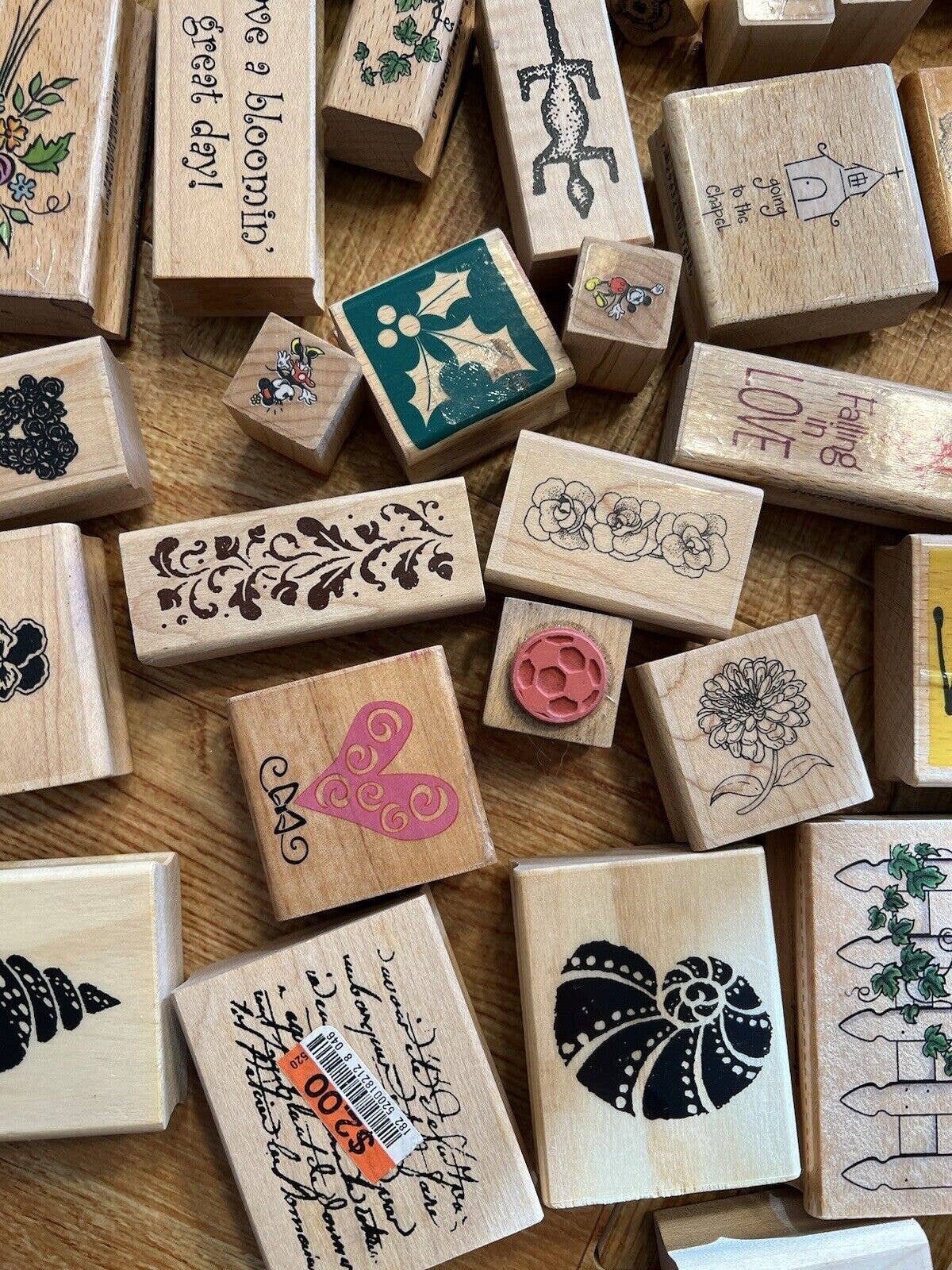 Collection of Rubber Stamps Wood Mounted 4 Lbs #K184 Misc Designs - Etsy