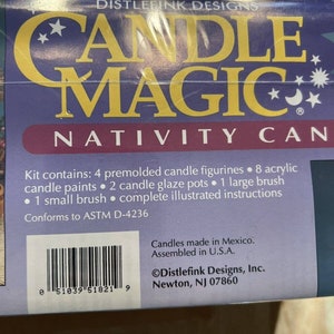 Candle Magic Nativity Candle Kit by Distlefink Designs #51821, Factory ...