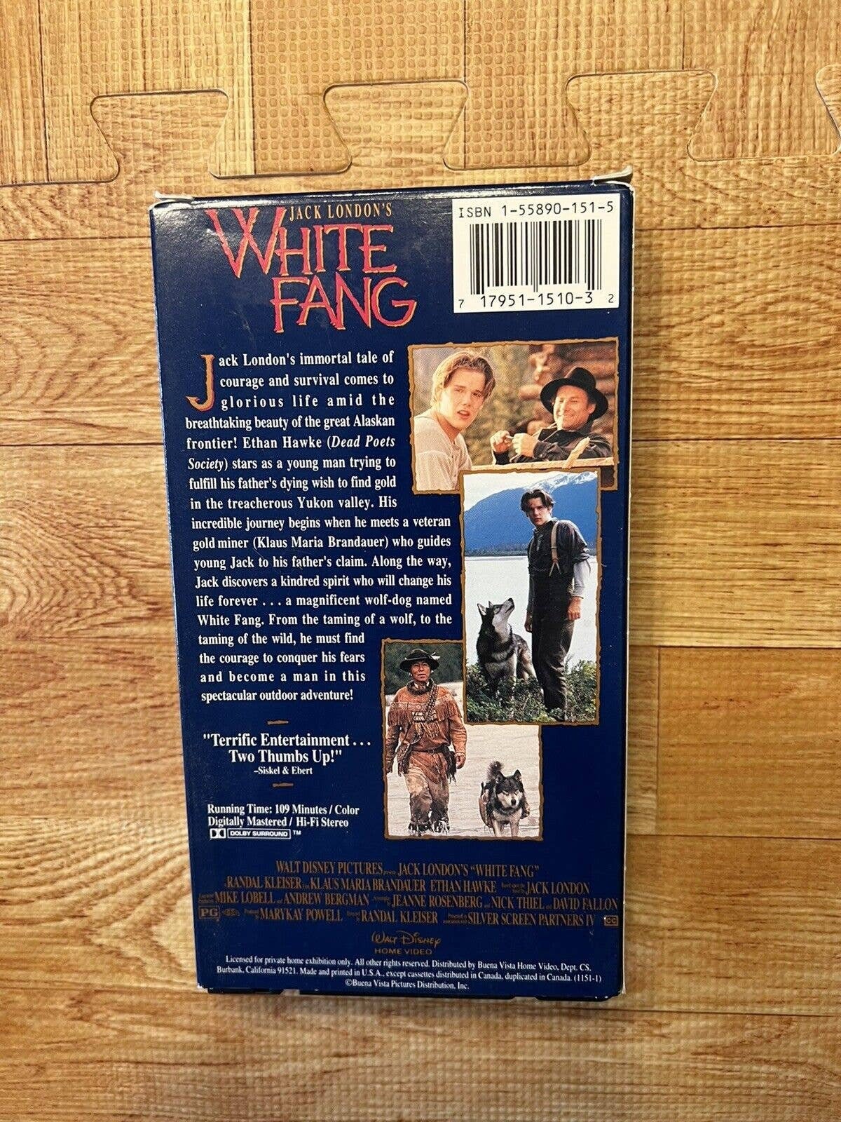 White Fang VHS Original Vintage Release 1991 Jack London Ethan - Etsy