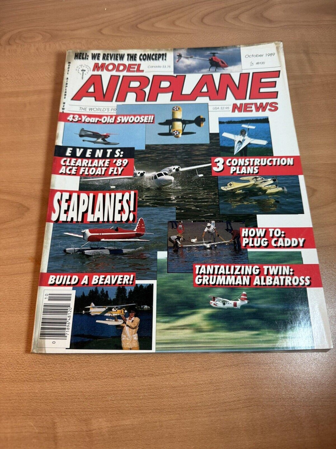 Model Airplane Magazine October 1989 48120 - Etsy