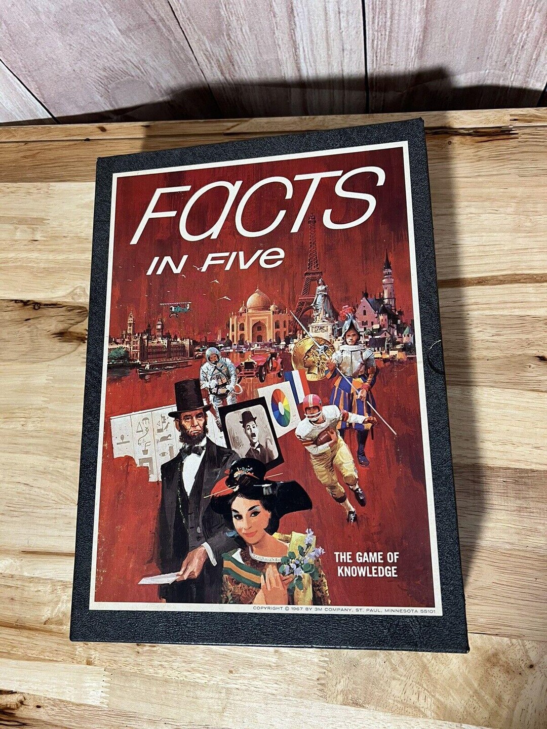 3M Bookshelf Game Facts in Five Vintage 1967 - Etsy