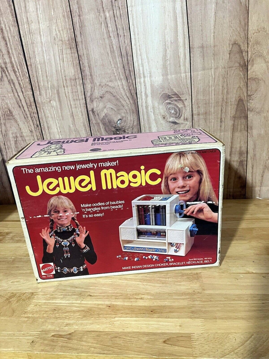 Mattel Vintage 1974 JEWEL MAGIC Beading Toy W Box Incomplete - Etsy