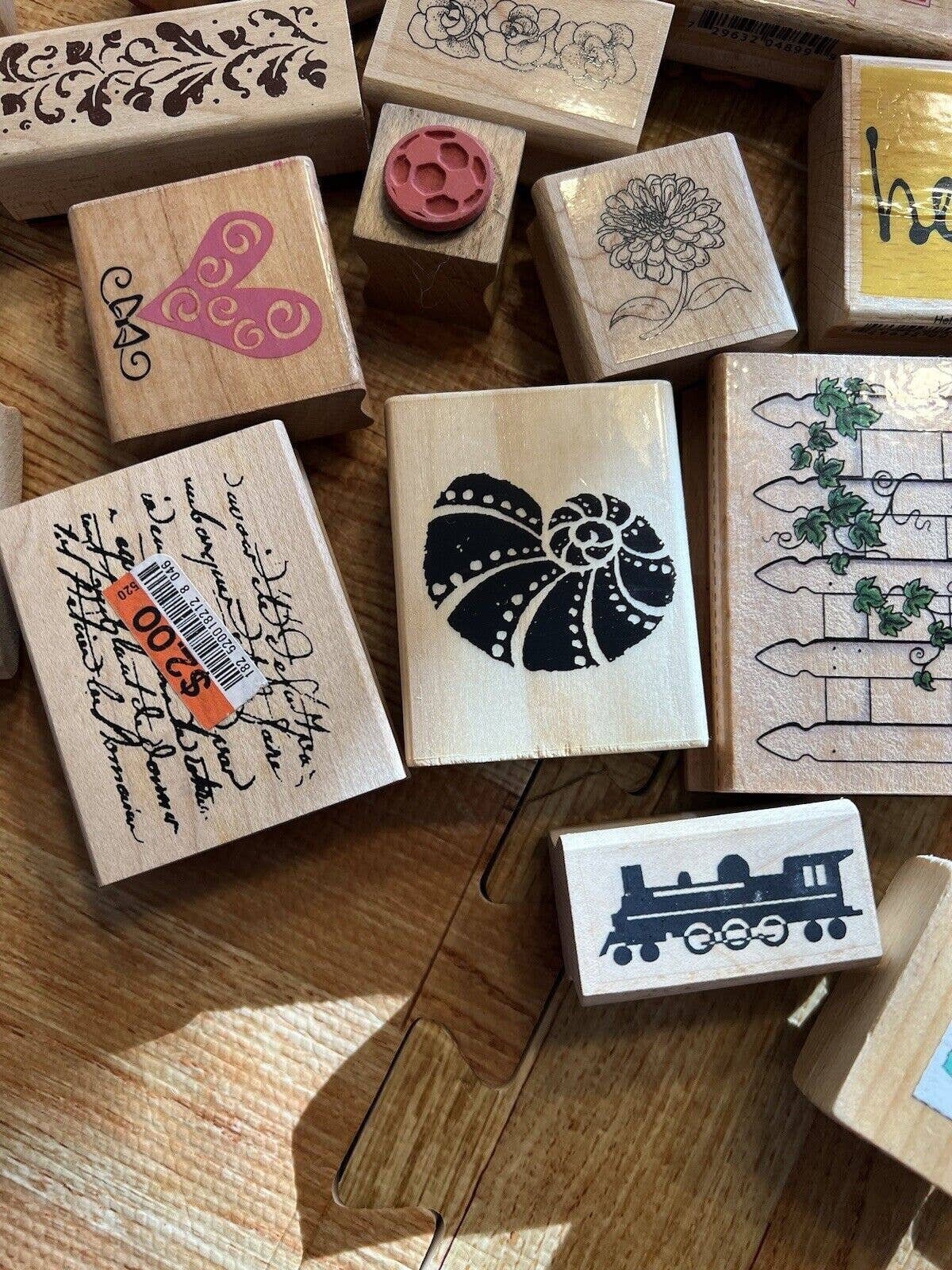 Collection of Rubber Stamps Wood Mounted 4 Lbs #K184 Misc Designs - Etsy