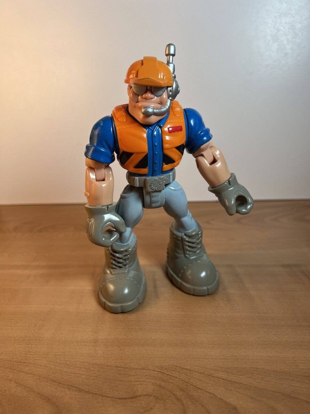 Rescue Heroes Rip Rockefeller Construction Worker Vintage 1998 Action ...