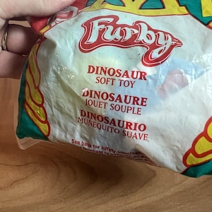 Vintage 2000 Mcdonalds Happy Meal Furby Dinosaur Soft Toy #11 ~ New - Etsy