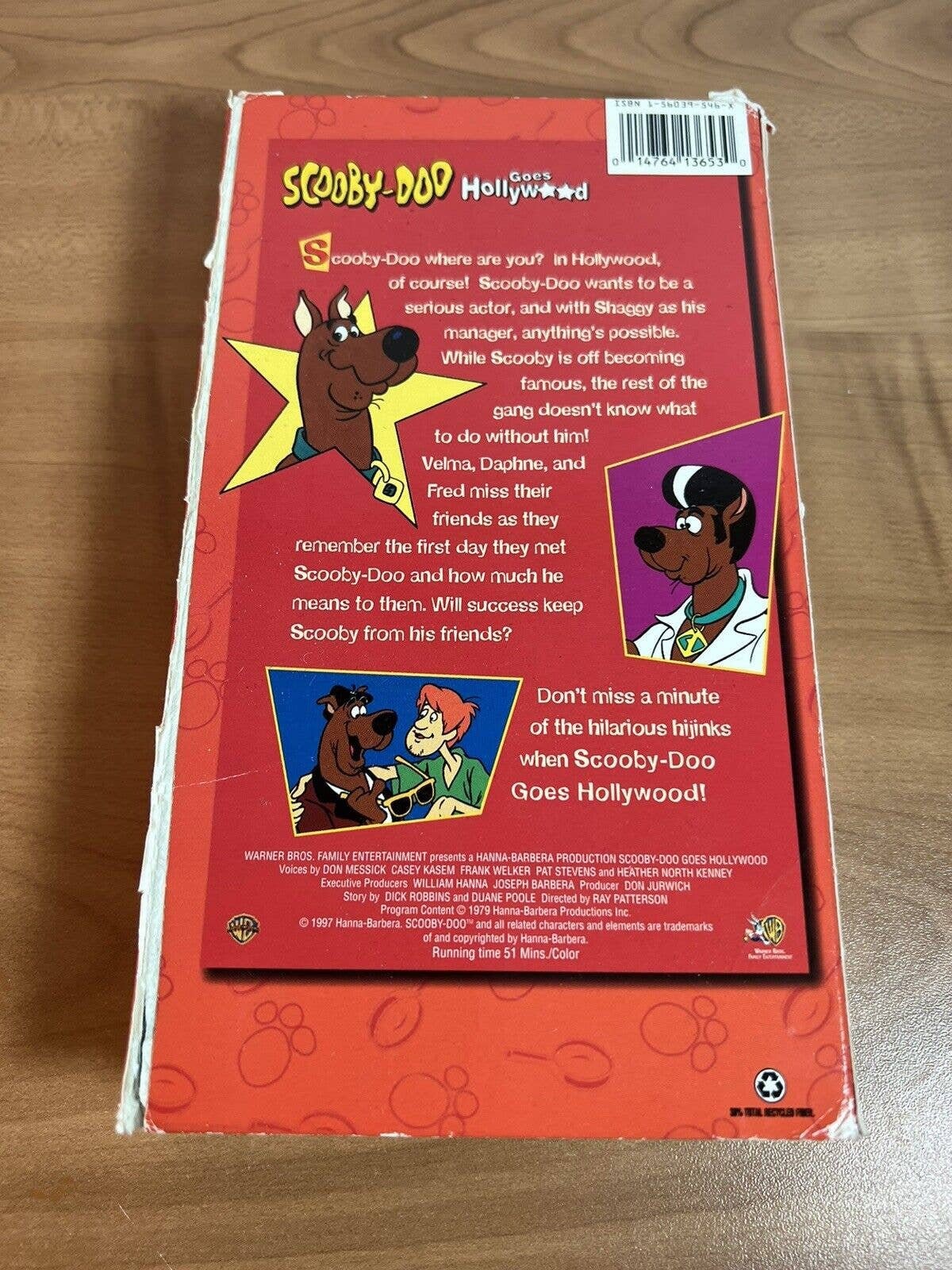 Scooby-doo Goes Hollywood VHS 1997 Slipsleeve - Etsy