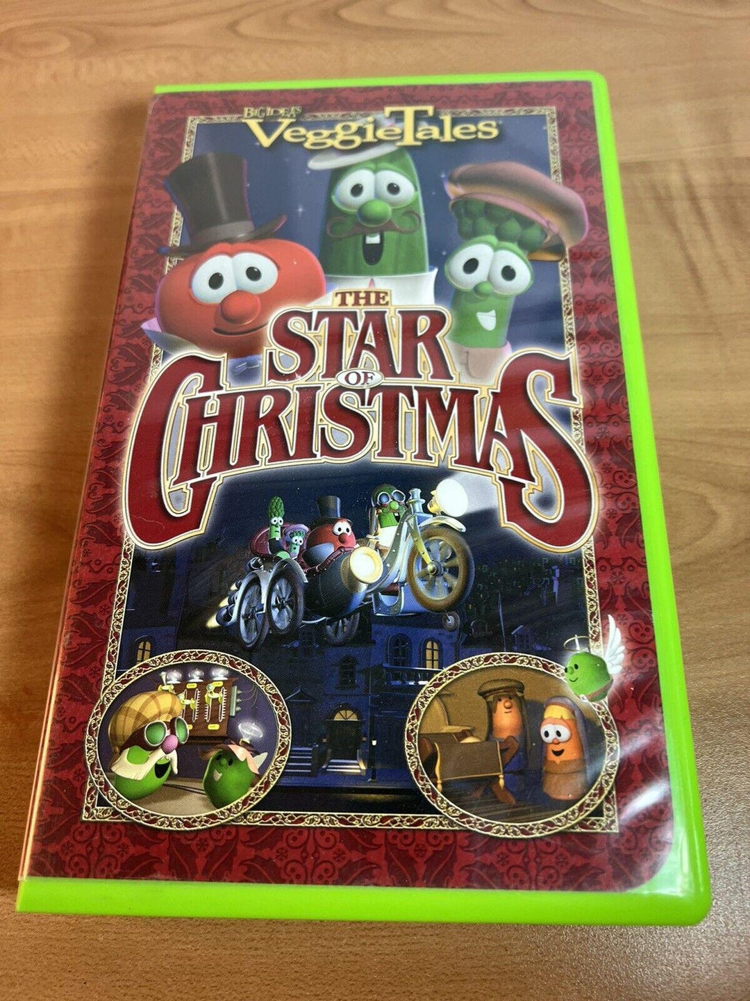 Veggietales - the Star of Christmas (VHS, 2002, Clamshell) Lime Green ...