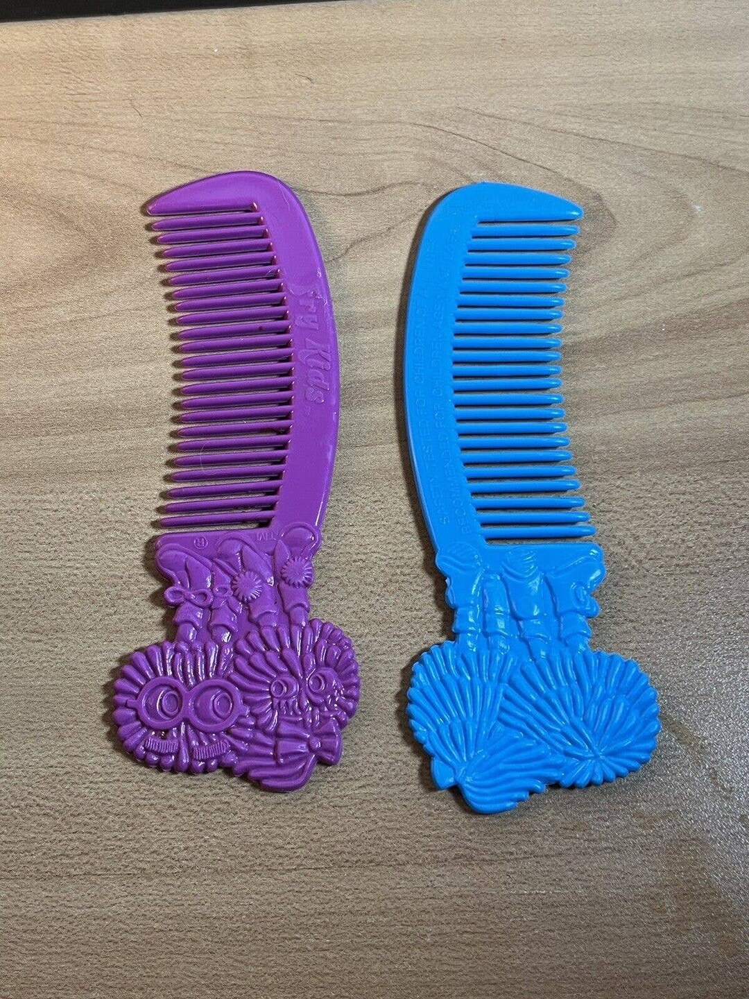 VTG 1988 Mcdonalds Fry Kids Combs 2 Blue & Purple Mcd Fries ...