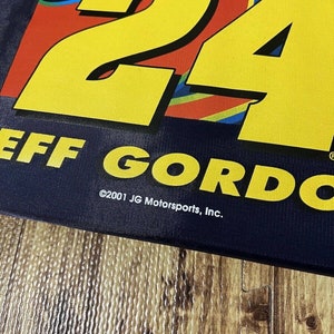 Vtg NASCAR Jeff Gordon 24 Seat Cushion Tote 2001 Jg Motorsports ...