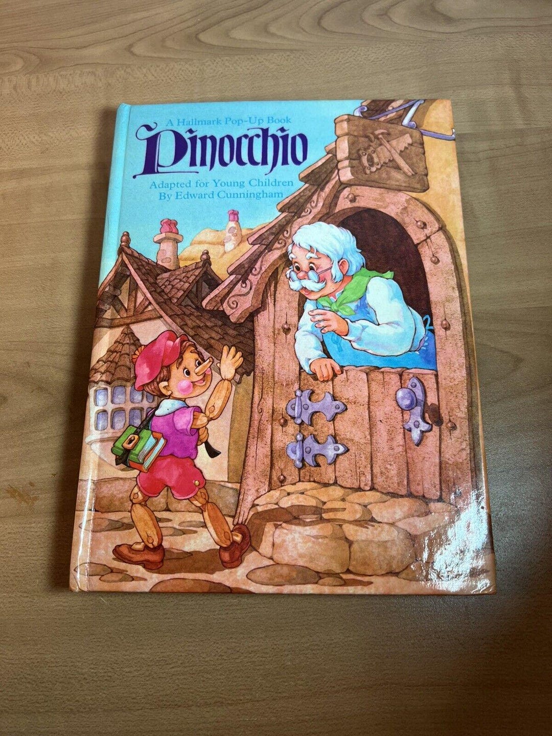 Hallmark Pop-up Pinocchio Edward Cunningham Bruce Baker Paper Mechanics ...