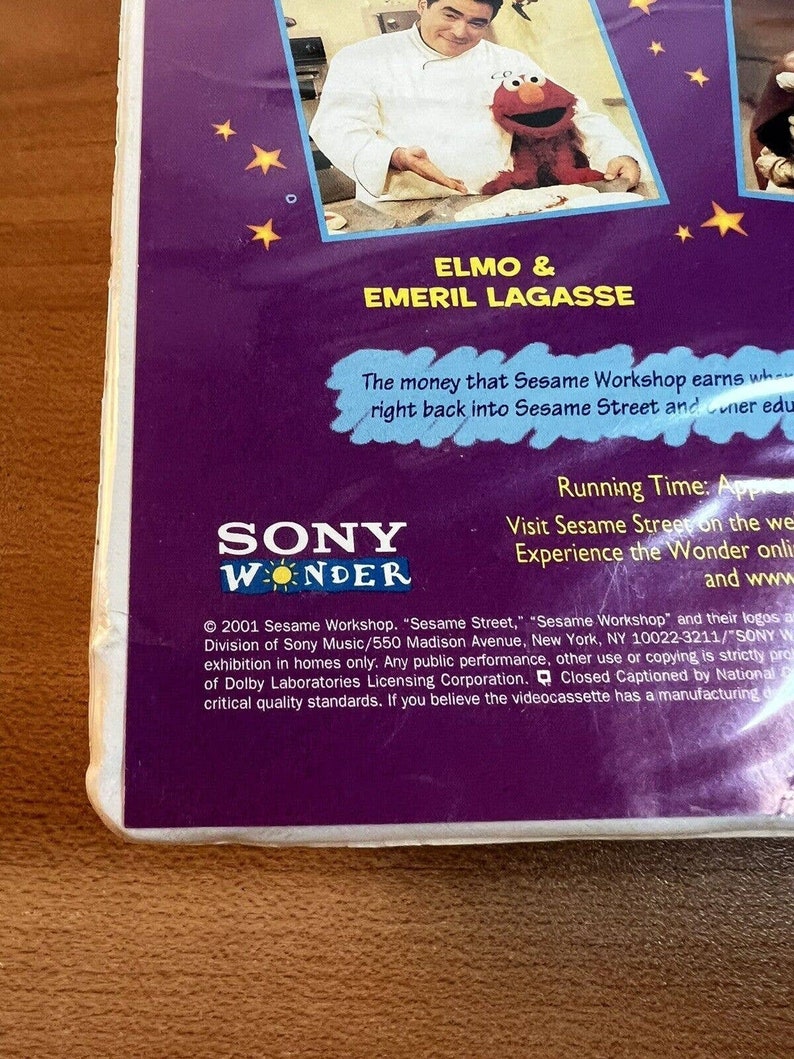 Sesame Street - Elmos Magic Cookbook (VHS, 2001) Clamshell - Etsy