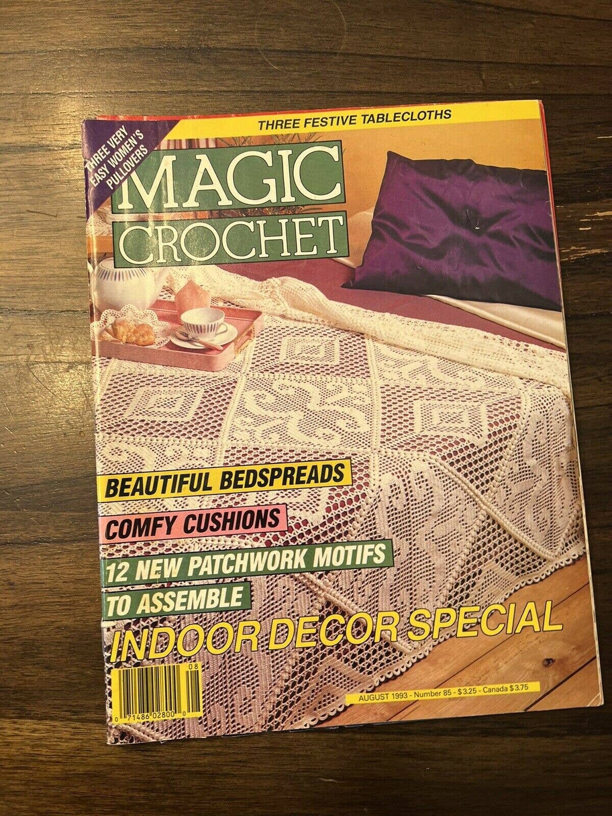 Magic Crochet Patterns Magazine Indoor Decor Special • August 1993 - Etsy