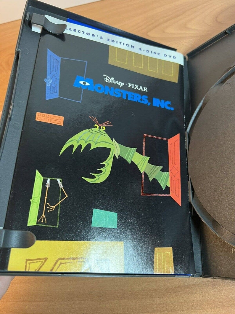 Monsters Inc Pixar DVD Movie Collector's Edition 2001 - Etsy