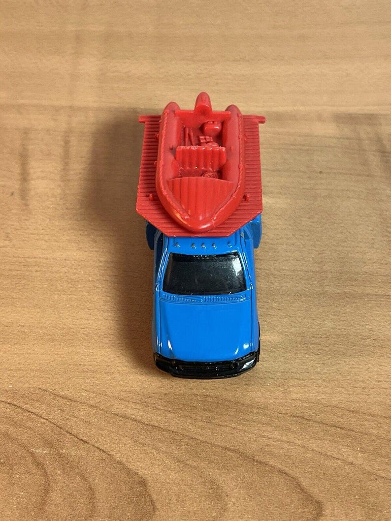 Ford F-series Truck Matchbox USED Blue Outdoor Adventure Boat Rental ...
