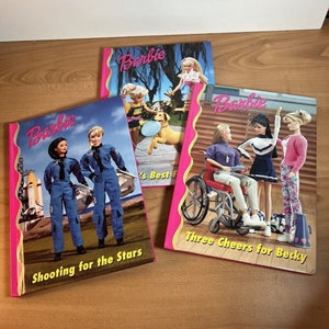 1998 Barbie Hardcover Book Collection of 3 Girls Best Friend Shooting ...