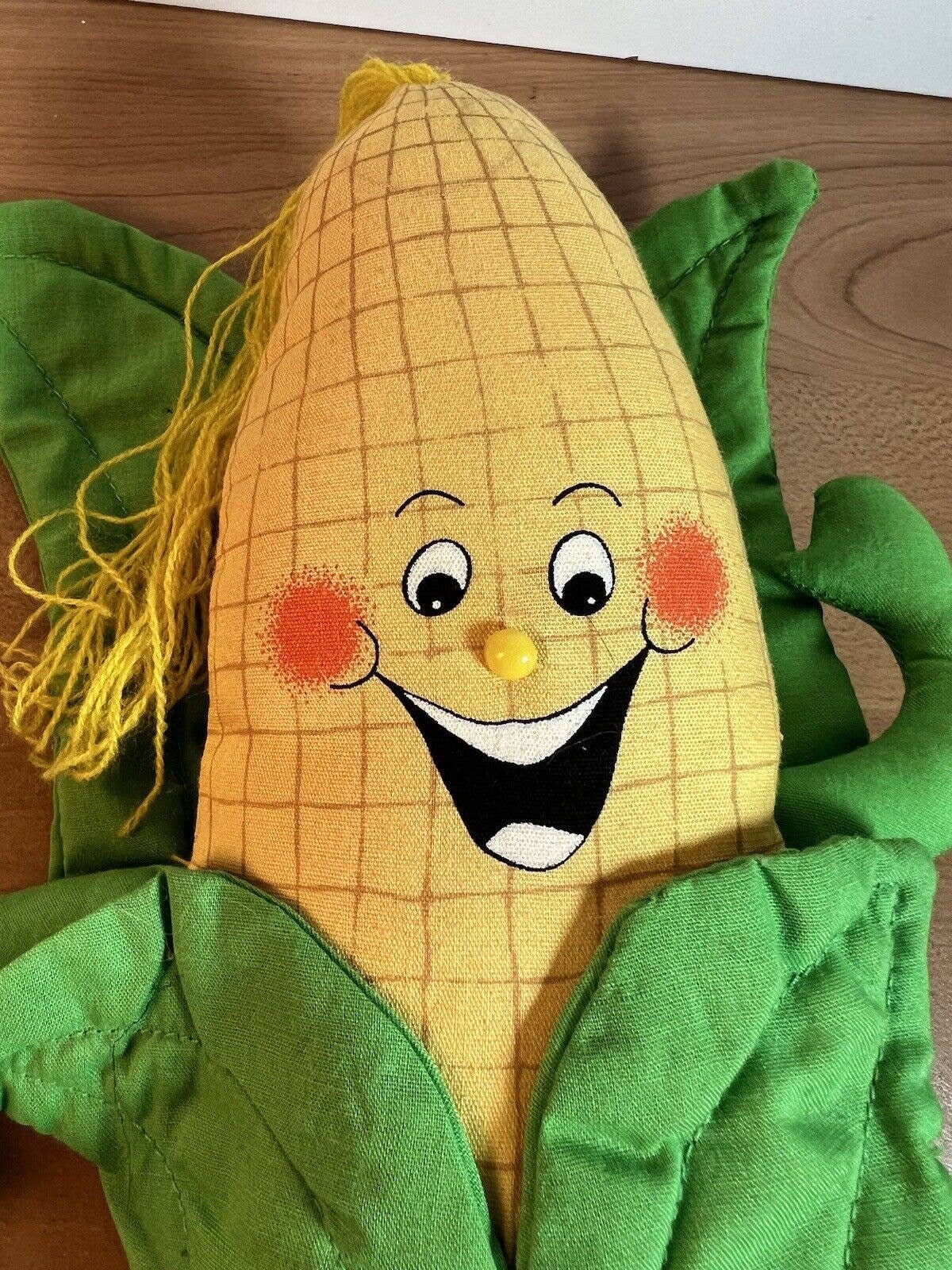 Vintage Hallmark Corn Lee J Cobb Plush Doll 1984 Farmers Mascot - Etsy