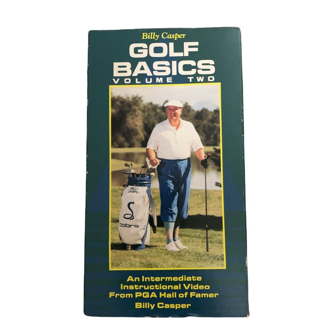 1988 Billy Casper Golf Basics VHS Teaching Tape From Hall of Fame ...