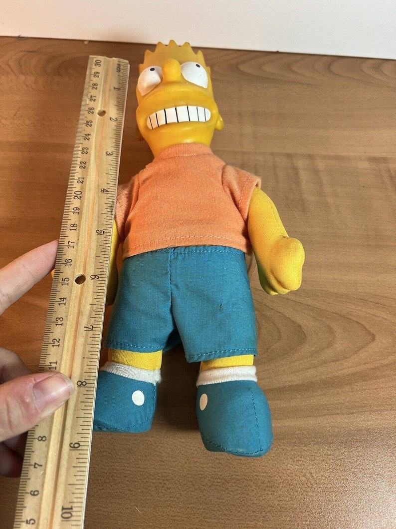 Bart Simpson 9” 1990 Soft Body Vinyl Head Feet 20th Century Fox - Etsy