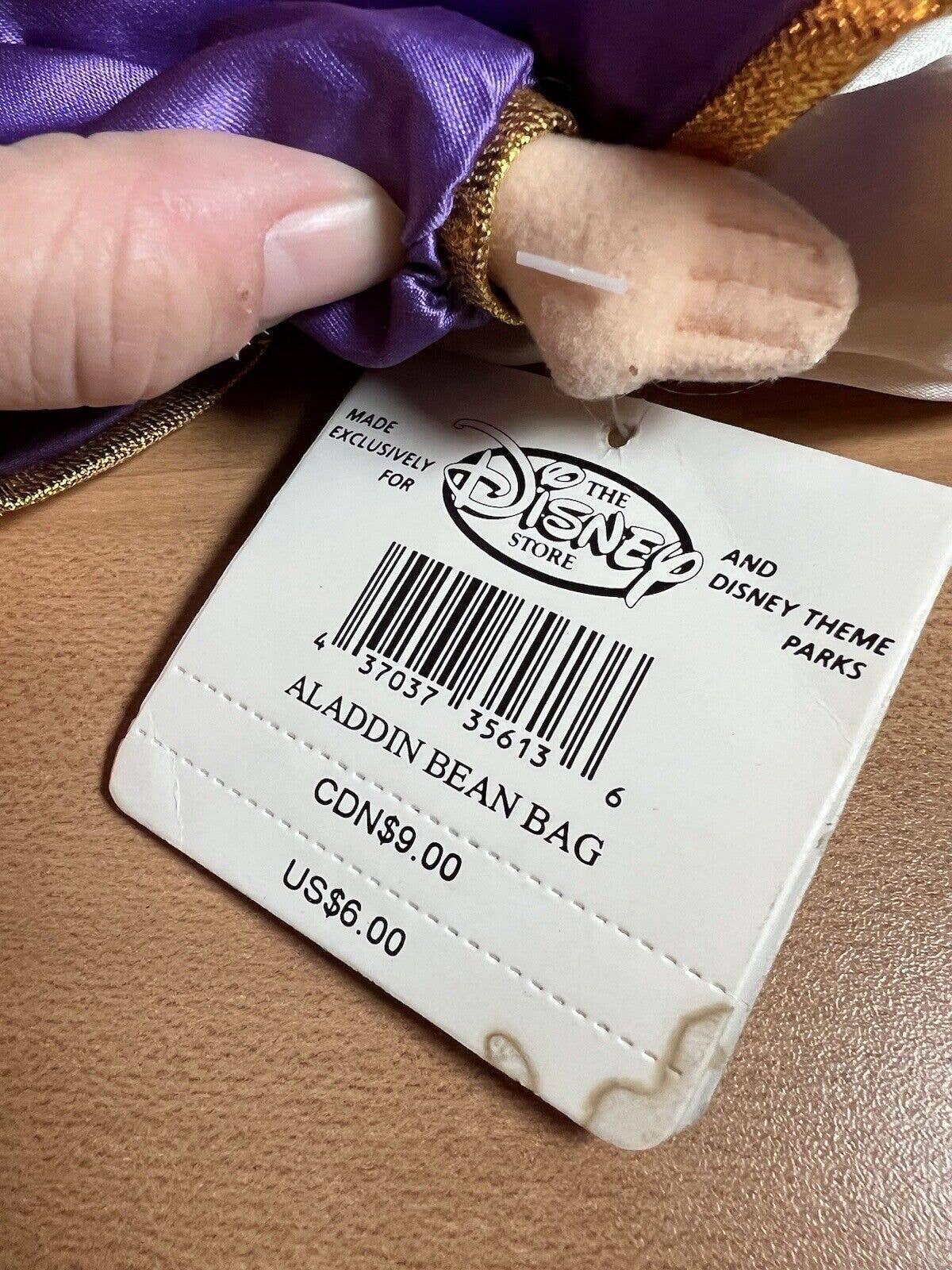 Disney Store Aladdin Bean Plush Toy New With Tags Prince Ali Outfit 11 ...