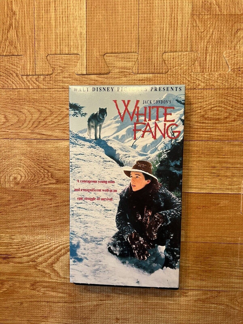 White Fang VHS Original Vintage Release 1991 Jack London Ethan Hawke ...