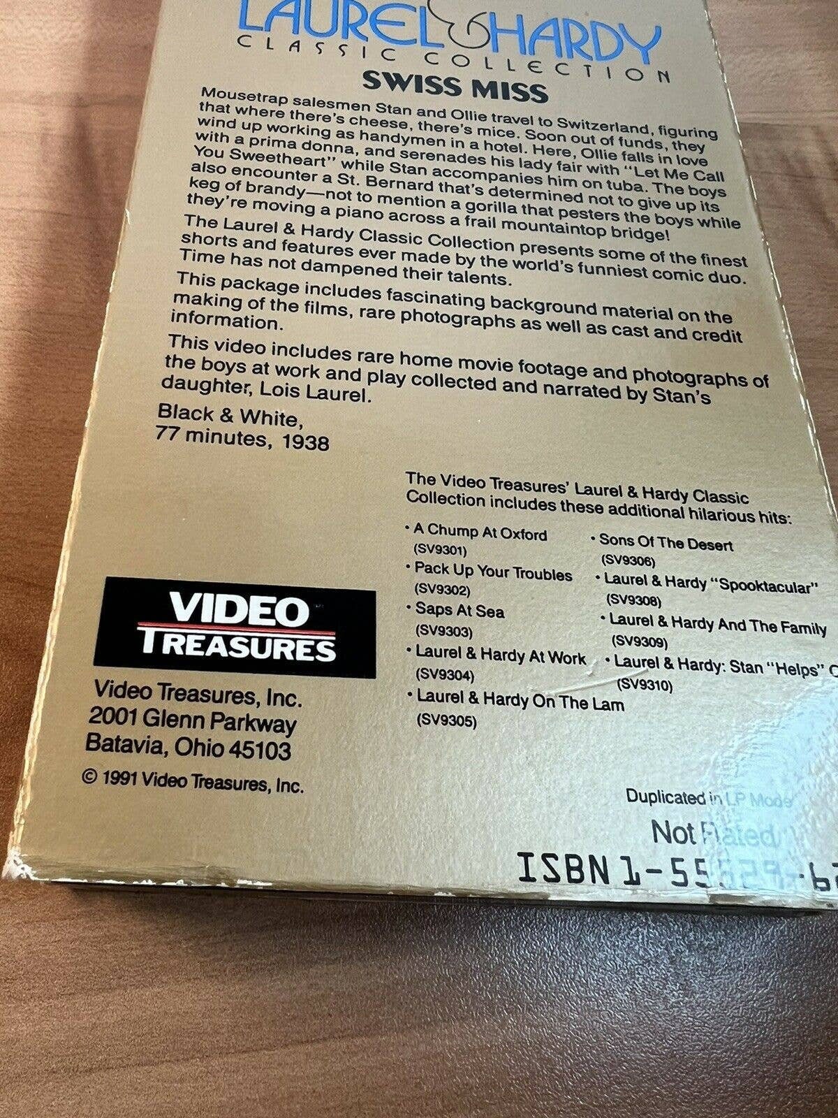 Vintage Swiss Miss VHS 1991 Classic Collection Laurel & Hardy - Etsy