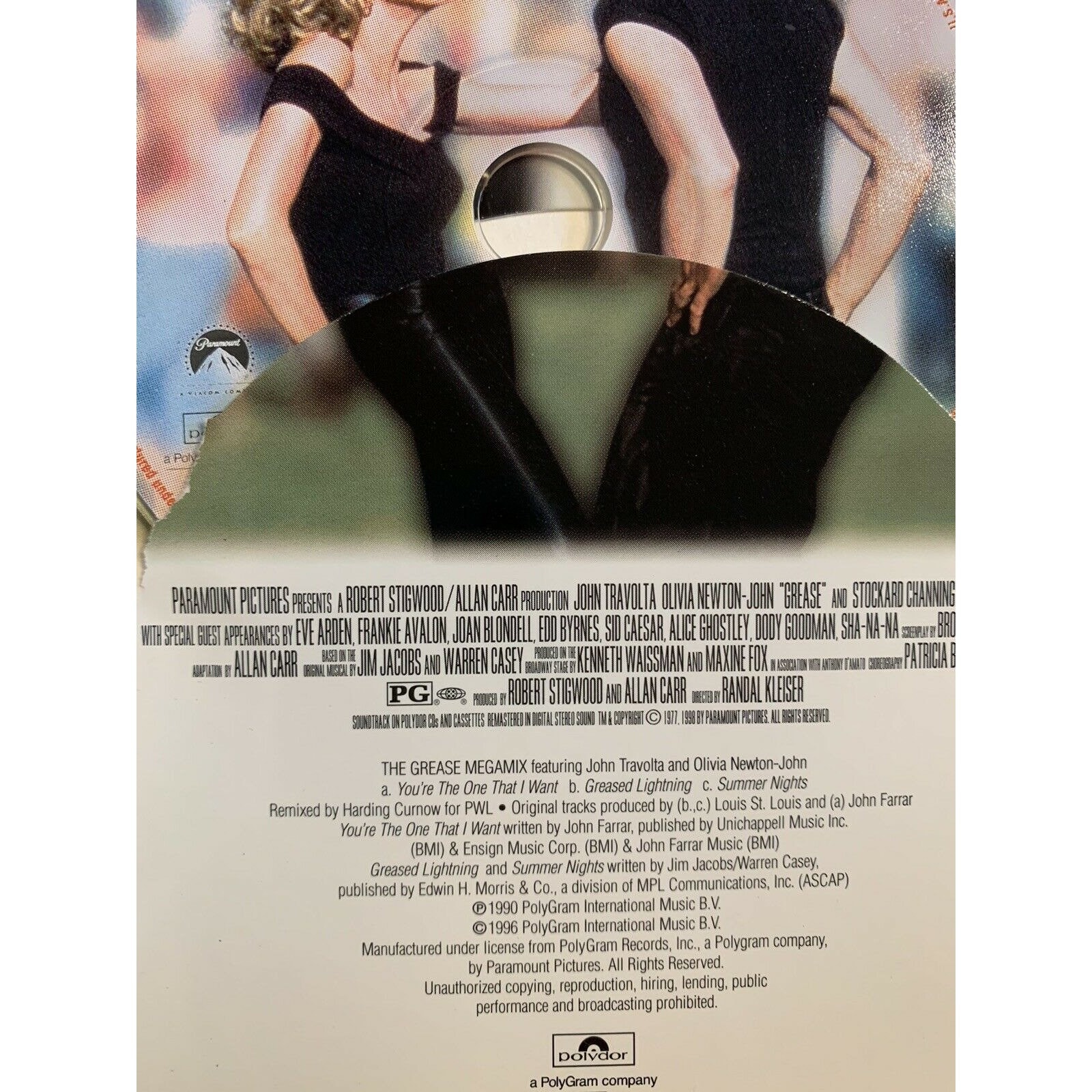 Grease (VHS, 1998, 20th Anniversary Edition) W/megamix CD and 4th Ed ...