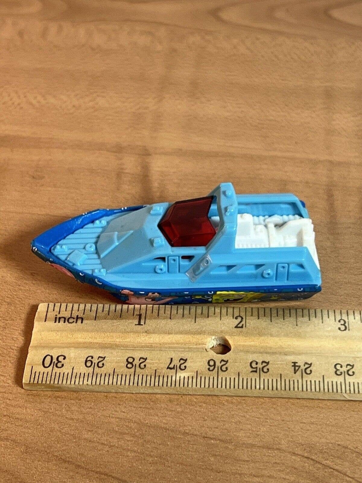 Matchbox 2000 SPONGEBOB Squarepants Rescue Boat 3" Blue Diecast Toy ...
