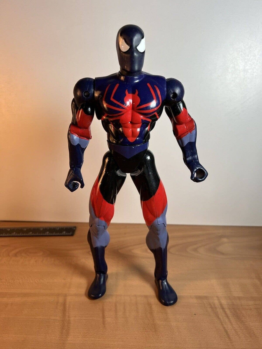 Marvel 2000 Spiderman 11 Inch Figure (variant) Fully- Posable Purple ...