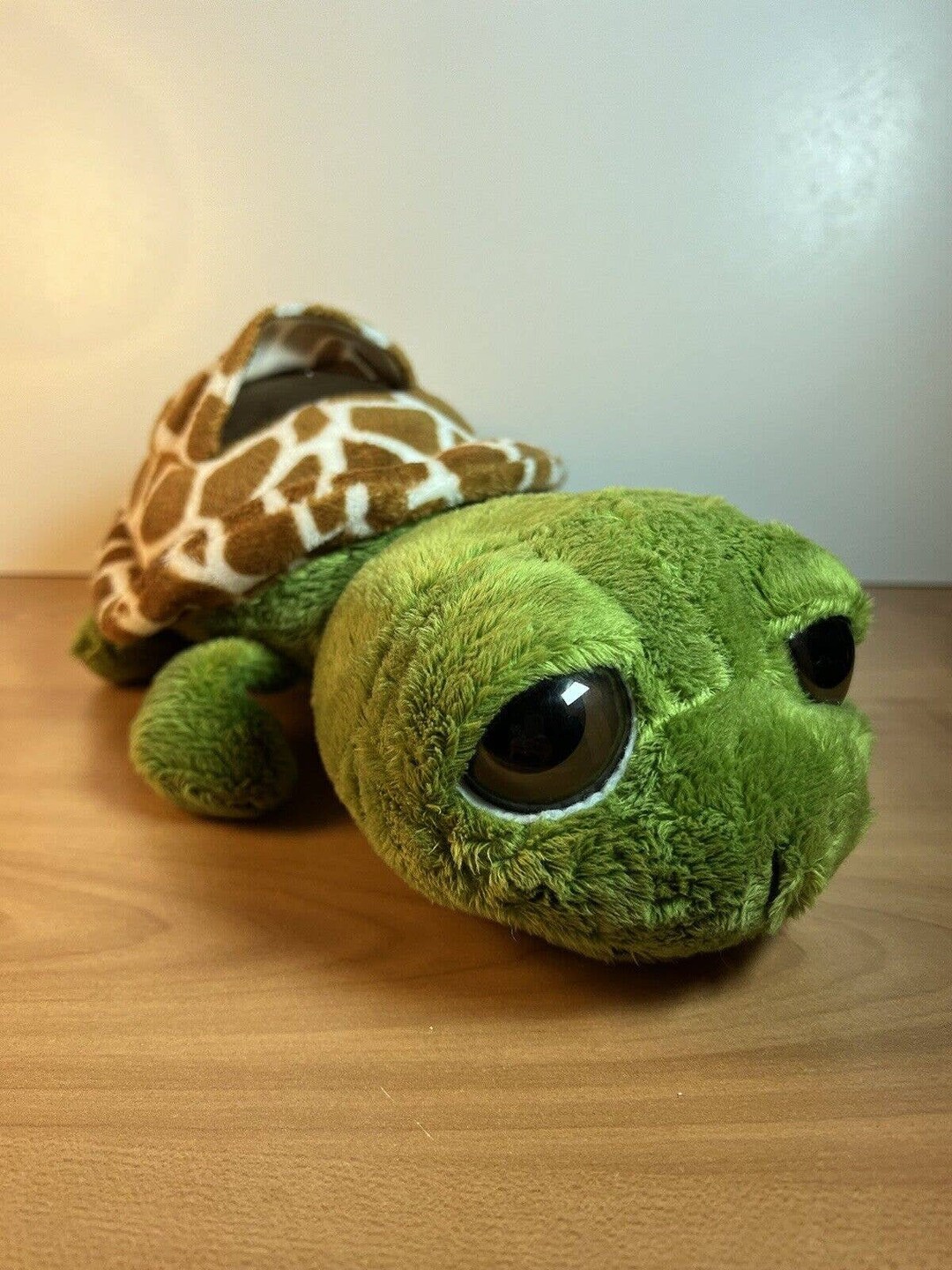 The Petting Zoo Plush Turtle Green Brown 1994 - Etsy