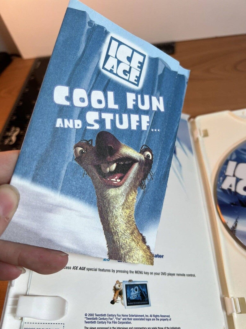 Ice Age DVD 2002 2-disc Set Includes Full Frame and - Etsy
