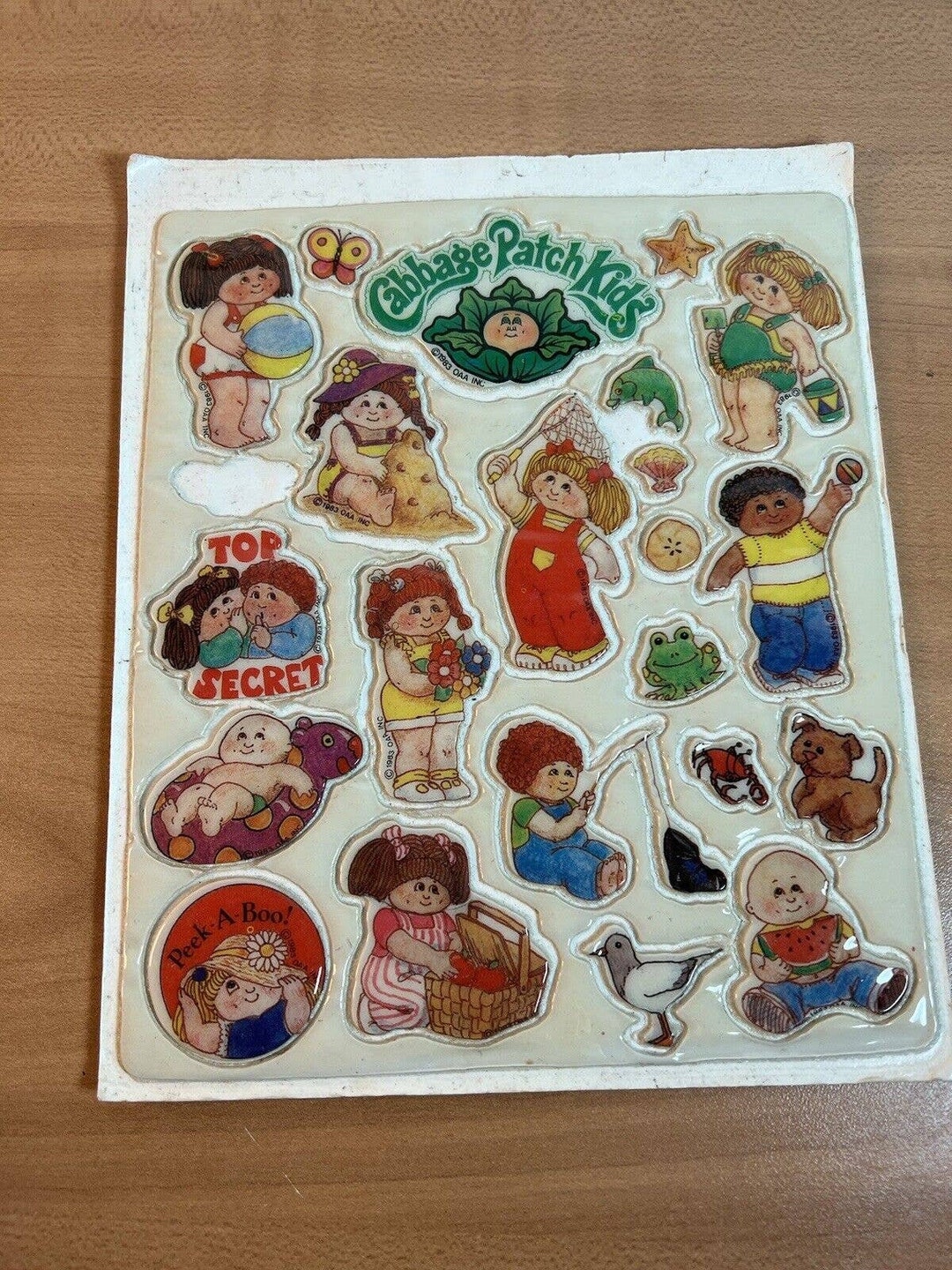Vintage Cabbage Patch Puffy Stickers Trip to the Beach Kids Picnic ...